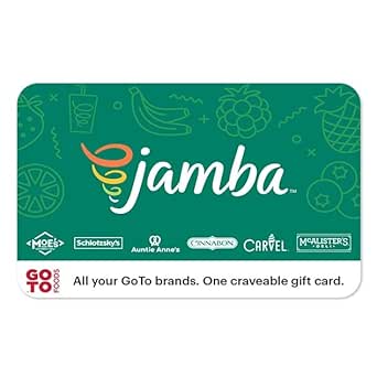 Amazon.com: Jamba eGift Cards - Standard : Gift Cards