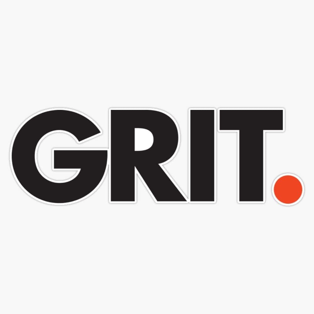 Amazon.com: Grit Sticker Bumper Sticker Vinyl Decal 5" : Sports & Outdoors