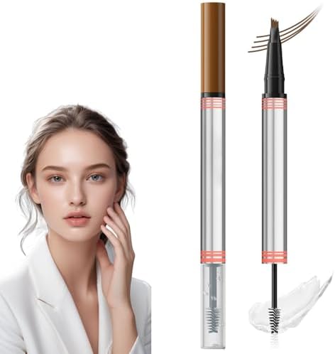 Amazon.com : 2-in-1 Eyebrow Pencil with Gel,2 PCS Waterproof Magic ...