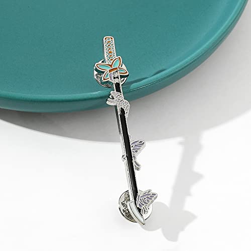 Snapklik.com : Anime Demon Slaye Lapel Pins - ochou Shinobu Nichirin ...