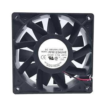 Amazon.com: 120 * 120 * 38mm Cooling Fan, PFR1224UHE 1.75A 24V Violent ...