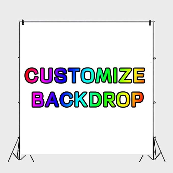 Amazon.com : 7x7ft Custom Backdrop Personalized Backdrops Personalized ...