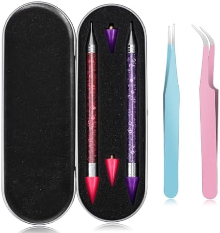 Amazon.com: 17Pcs Rhinestone Picker Tool Kit, Self-Adhesive Wax Pencil ...