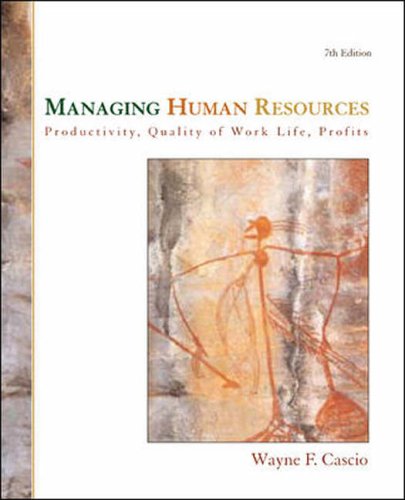 Managing Human Resources: Wayne F. Cascio: 9780071115643: Amazon.com: Books