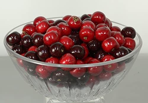 Amazon.com: Artificial Fake Cranberry Fruit, Bag of 72 Cranberries ...