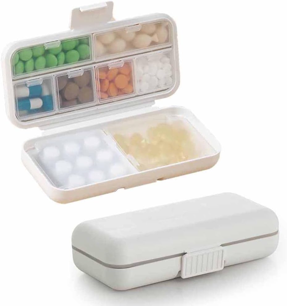 GeorgeX Pastillero Semanal de 7 Días, Pastillero Portátil de Viaje ...