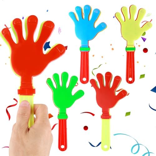 Amazon.com: 4 Pcs Hand Clappers 9 Inch Large Hand Clappers Noisemakers ...