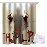 Scary Shower Curtain
