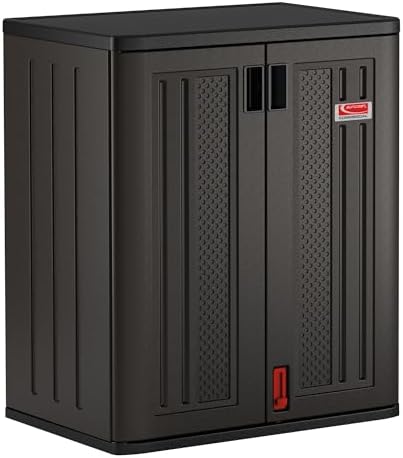Amazon.com: Topstor Resin Outdoor Storage Cabinet - Waterproof Outdoor ...