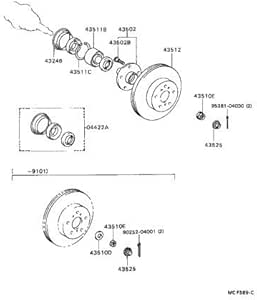 Amazon.com: Genuine Toyota Parts - Cap, Fr Wheel Adjust (43525-16010 ...