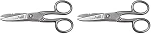 Amazon.com: Klein Tools 2100-9 Stainless Steel Electrician's Scissors ...