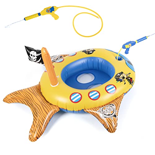 Sunlisky Inflatable Boat Kids with 2 Water Guns Long range, Swimming ...