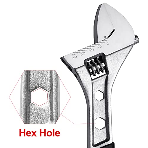Jetech 12 Inch Adjustable Wrench with Softgrip Handle – Professional ...