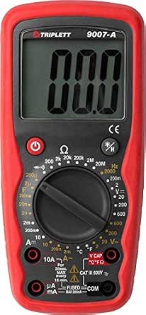 Amazon.com: Triplett Multímetro digital CAT IV de alto rendimiento de ...