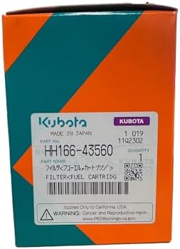 Amazon.com: Genuine OEM Kubota Fuel Filter HH1J0-43172 : Automotive