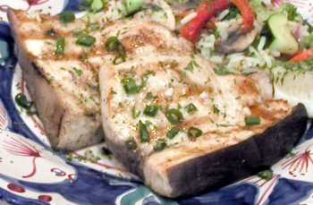 Amazon.com: 2 Fresh Swordfish Steaks - 1 1/4 lbs each : Grocery ...