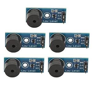 Passive Buzzer Module, Screw Fixing PCB 3.3V-5V Buzzer Alarm Module for ...