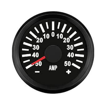 ELING 52mm Ampere Gauge Ammeter 50A AMP Meter With Current Sensor ...