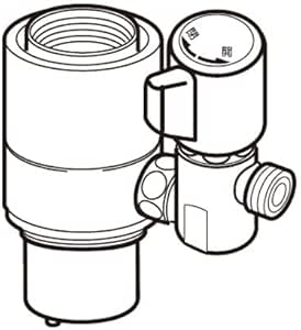 Amazon | ナニワ製作所 シングル分岐 NSP-SXR8 | キッチン水栓用パーツ