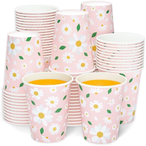 Amazon.com: 150 Pack Groovy Party Plastic Cups Boho Retro Hippie ...