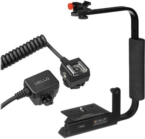 Amazon.com : Vello Speedy Camera Rotating Flash Bracket with TTL Off ...