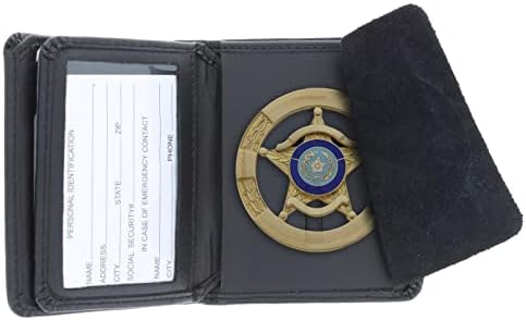 Amazon.com : Perfect Fit Sheriff Star Badge and Id Case Hidden Badge ...