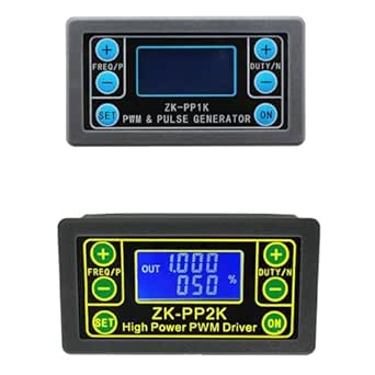 Amazon.com: ZK-PP1K Signal Generator Dual Mode LCD PWM 1-Channel 1Hz ...