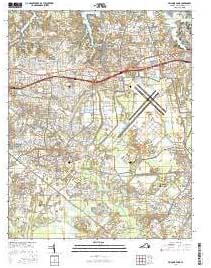 Amazon.com : Princess Anne, Virginia topo map by East View Geospatial ...
