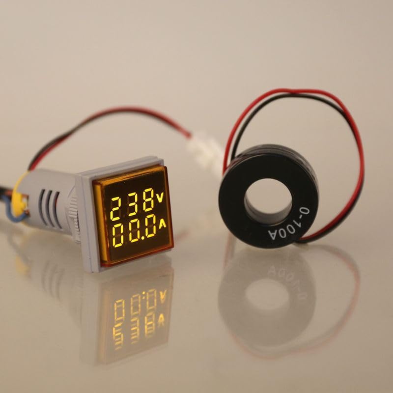 DECENT AIR SYSTEM® Voltmeter, Voltage Tester Current Detector Square ...