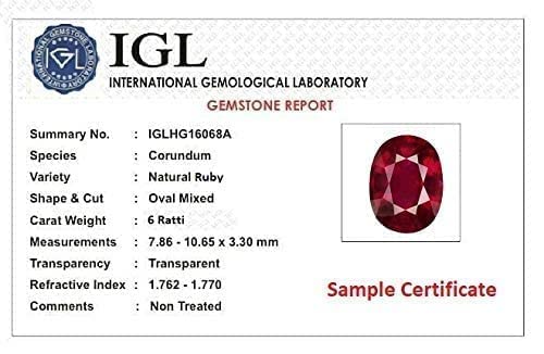 Buy Gemini .Gems Madagascar Ruby 4.85 Carat Beautiful Color & Shining ...