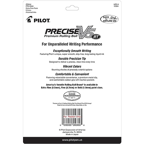 Snapklik.com : Pilot, Precise V5 RT Refillable & Retractable Rolling ...