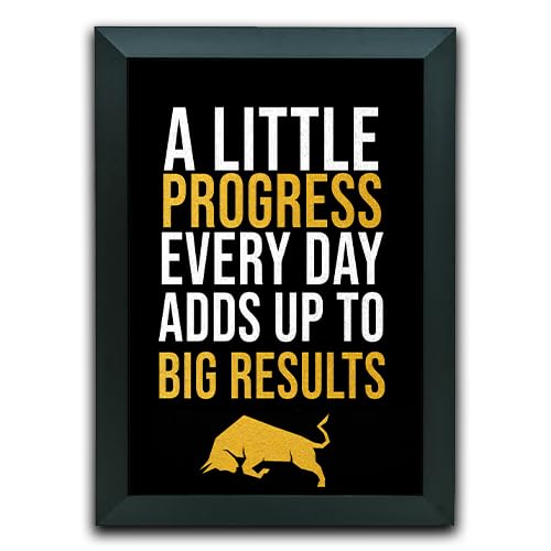 Stock Market Motivational Quotes Wall Frames Trading Photo Framed With ...
