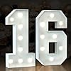 Amazon.com: imprsv 3FT Marquee Numbers, Light Up Numbers, Marquee ...