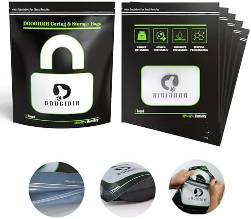 Amazon.com: 5PCS 1 Pound Storage Terp Bags 58%-62% RH 2-Way Humidity ...