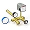 MEANLIN MEASURE Brass Well Pressure Tank Tee Kit with 40-60Psi Pressure ...