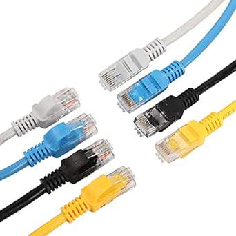 RIIEYOCA Short Cat5e Ethernet Patch Cable 1ft,High Speed Internet ...