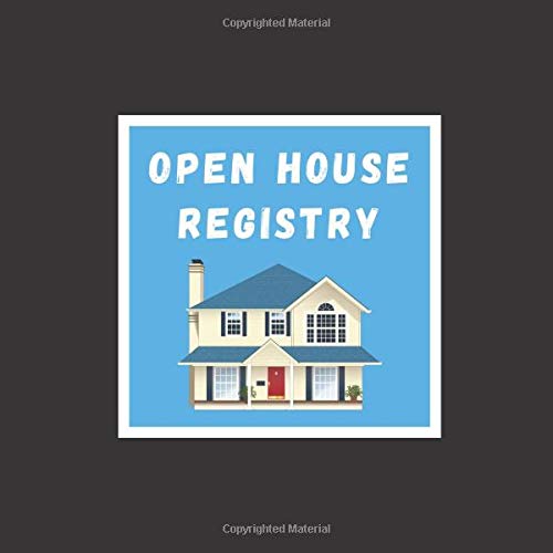 Open House Registry: Guest registration book for open house - fsbo ...