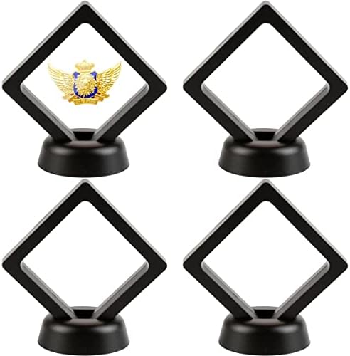 Coin Floating Stand - 5 Pcs Coin Display Box Display Frame Kit for ...