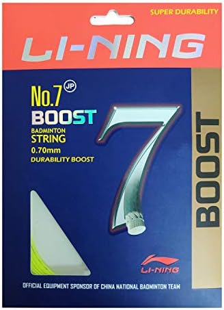 Buy Li-NIng No. 7 Boost Professional Badminton String (0.70mm) - Bold ...