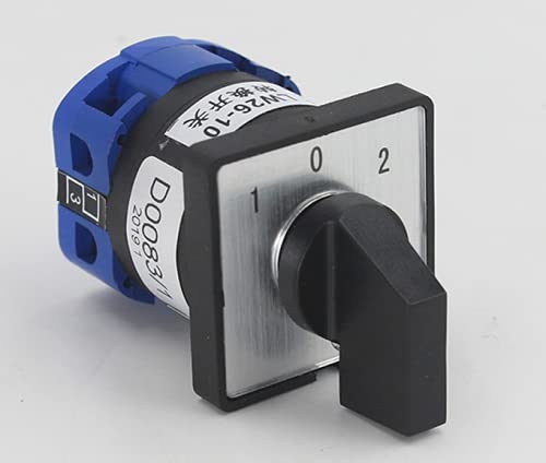 1 PCS Universal Rotary Cam Changeover Switch LW26-10/1 3 Position 4 ...