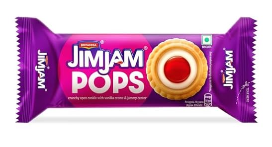 Britannia JimJam Pops - Crunchy Open Cookie with Vanilla crème and ...