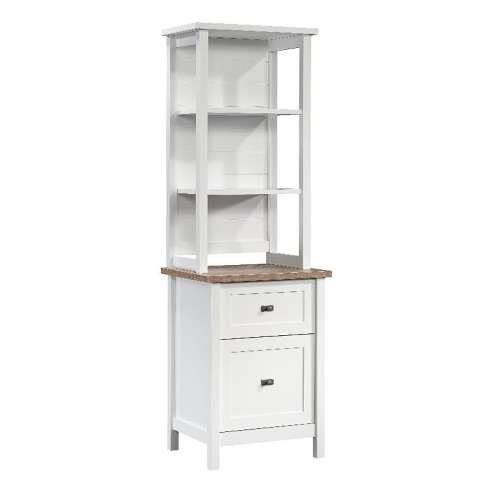 Amazon.com: Sauder Cottage Road Engineered Wood Storage Tower in White ...
