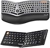 Amazon.com: ProtoArc Backlit Wireless Ergonomic Keyboard, EK01 Plus ...