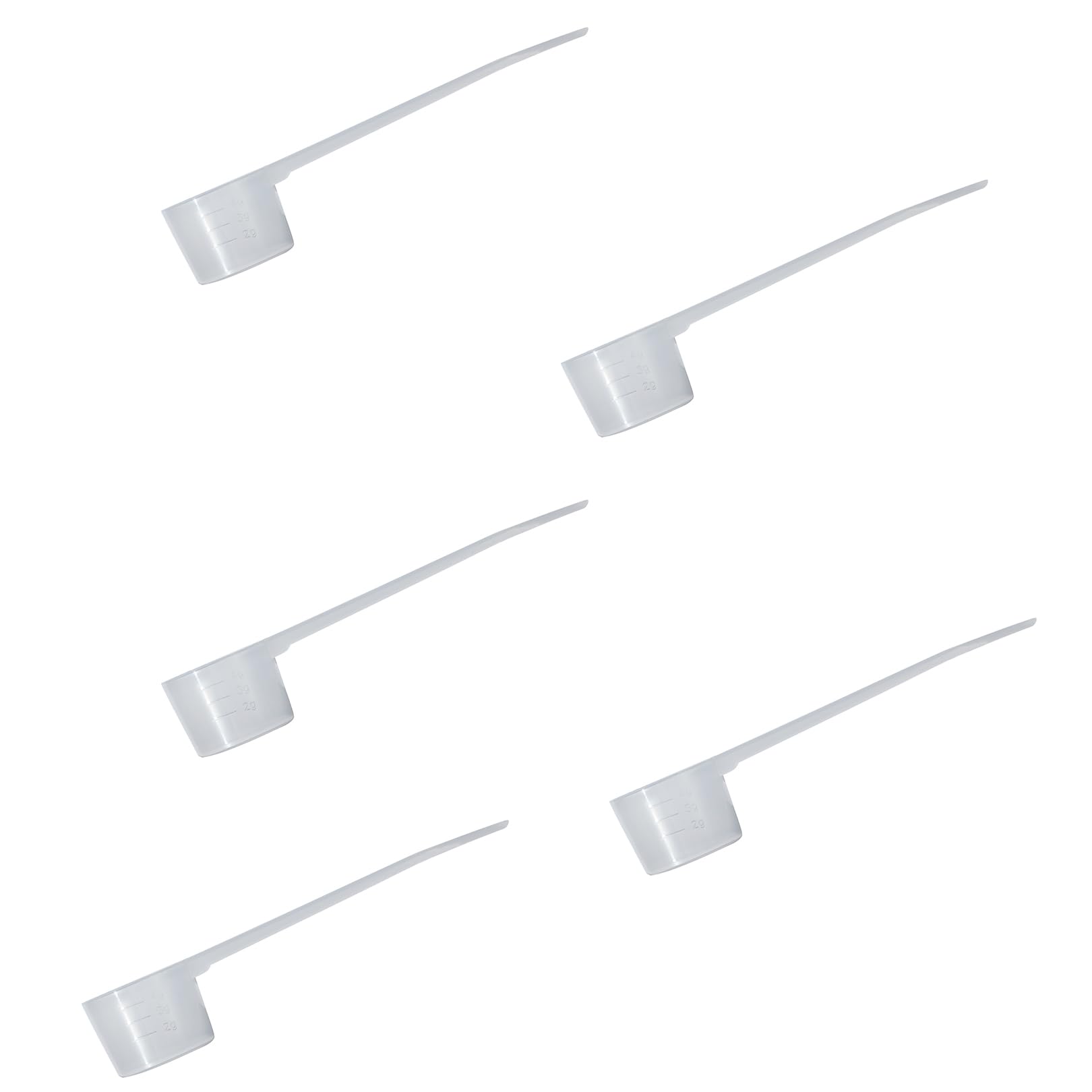 5 PCS 5g Scoop,Reusable Protein Scoop,Safe Plastic Measuring 5 Gram ...