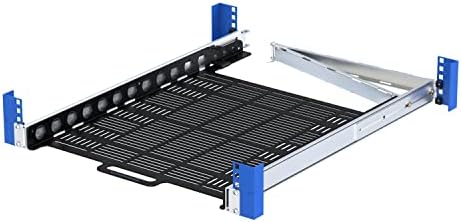 Amazon.com: RackSolutions 1U Adjustable Vented 19 Inch Sliding Server ...