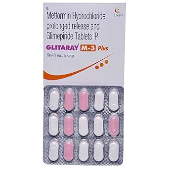 Glitaray M-3 Plus - Strip of 15 Tablets : Amazon.in: Health & Personal Care