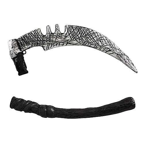 Ultra Sickle Halloween Plastic Scythe Prop Toy Scythe for Kids Syth ...