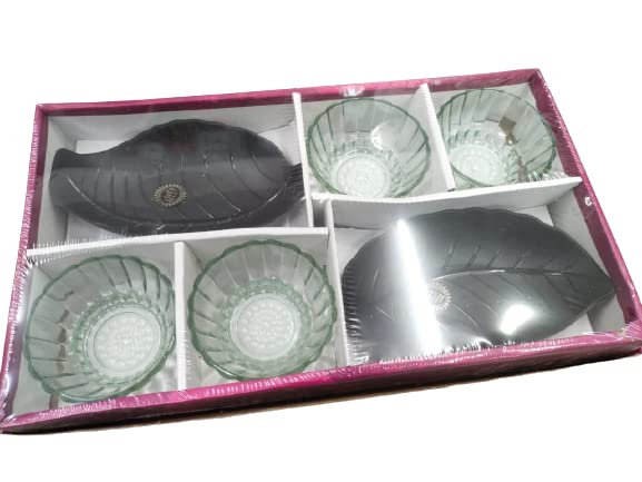 WELCOME99's Magic Katora Set with Tray | Colour :- Lighting Green ...