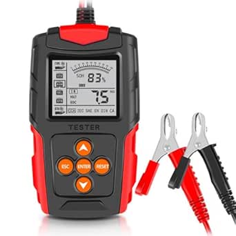 Amazon.com: Car Battery Tester 12V/24V Load Tester Smart Battery ...