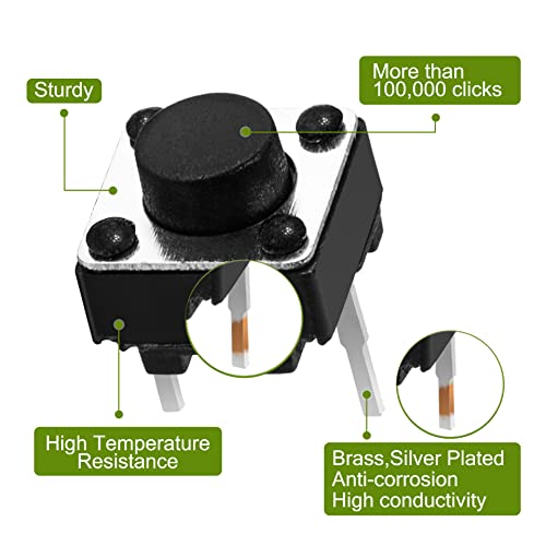 Snapklik.com : Chanzon 150pcs 6x6x5mm Tactile Tact Push Button Switch ...